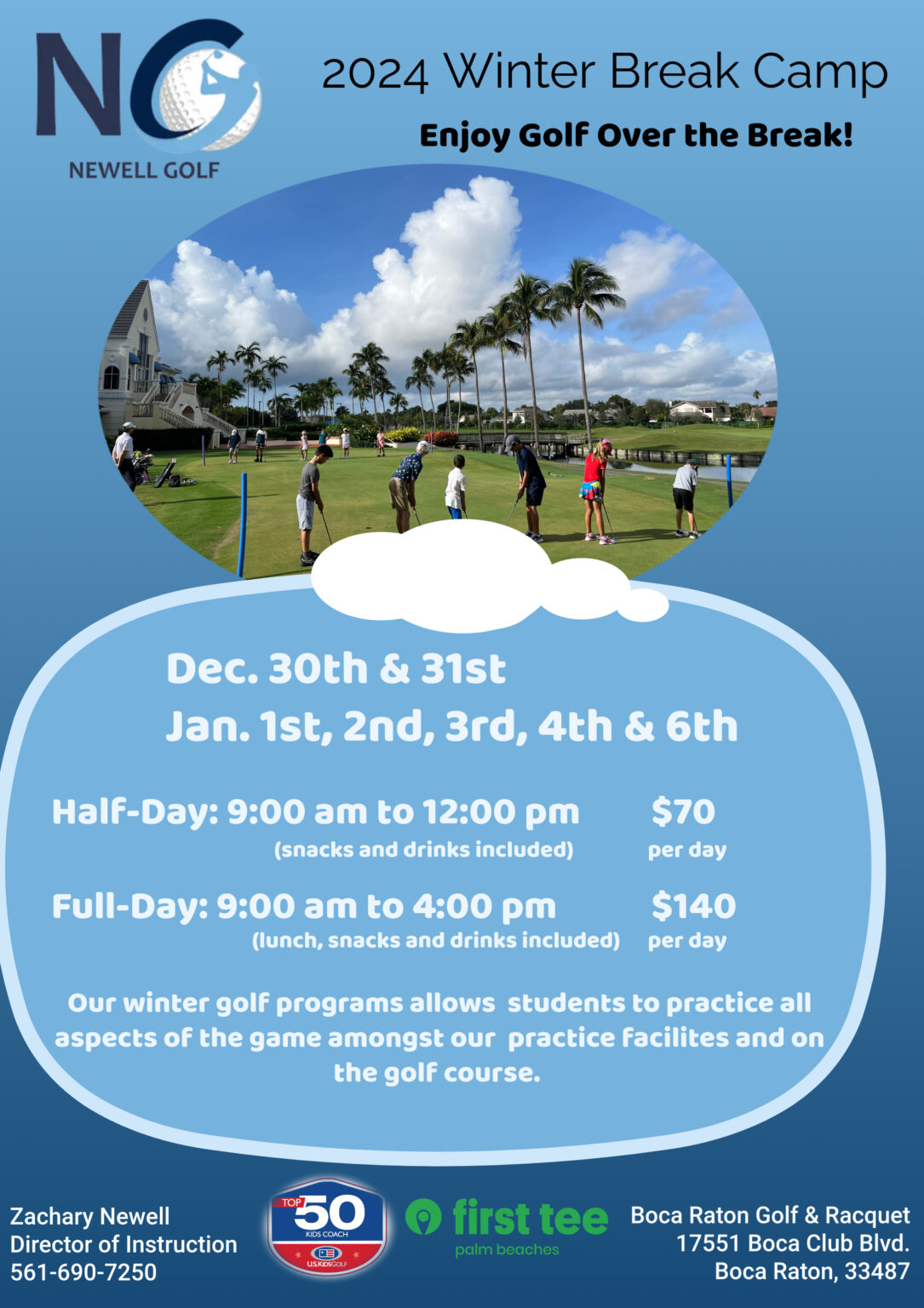 Junior Camps – Newell Golf